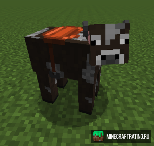 Скачать мод Rideable Cows для Майнкрафт [1.7.10]