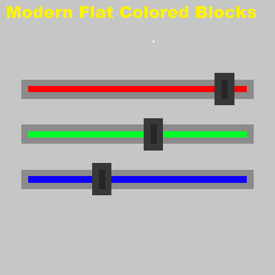 Скачать мод Modern Flat Colored Blocks для Майнкрафт