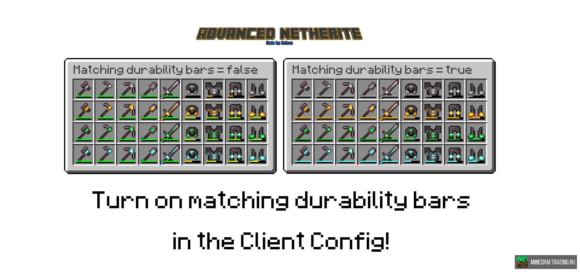 Скачать мод Advanced Netherite для Майнкрафт