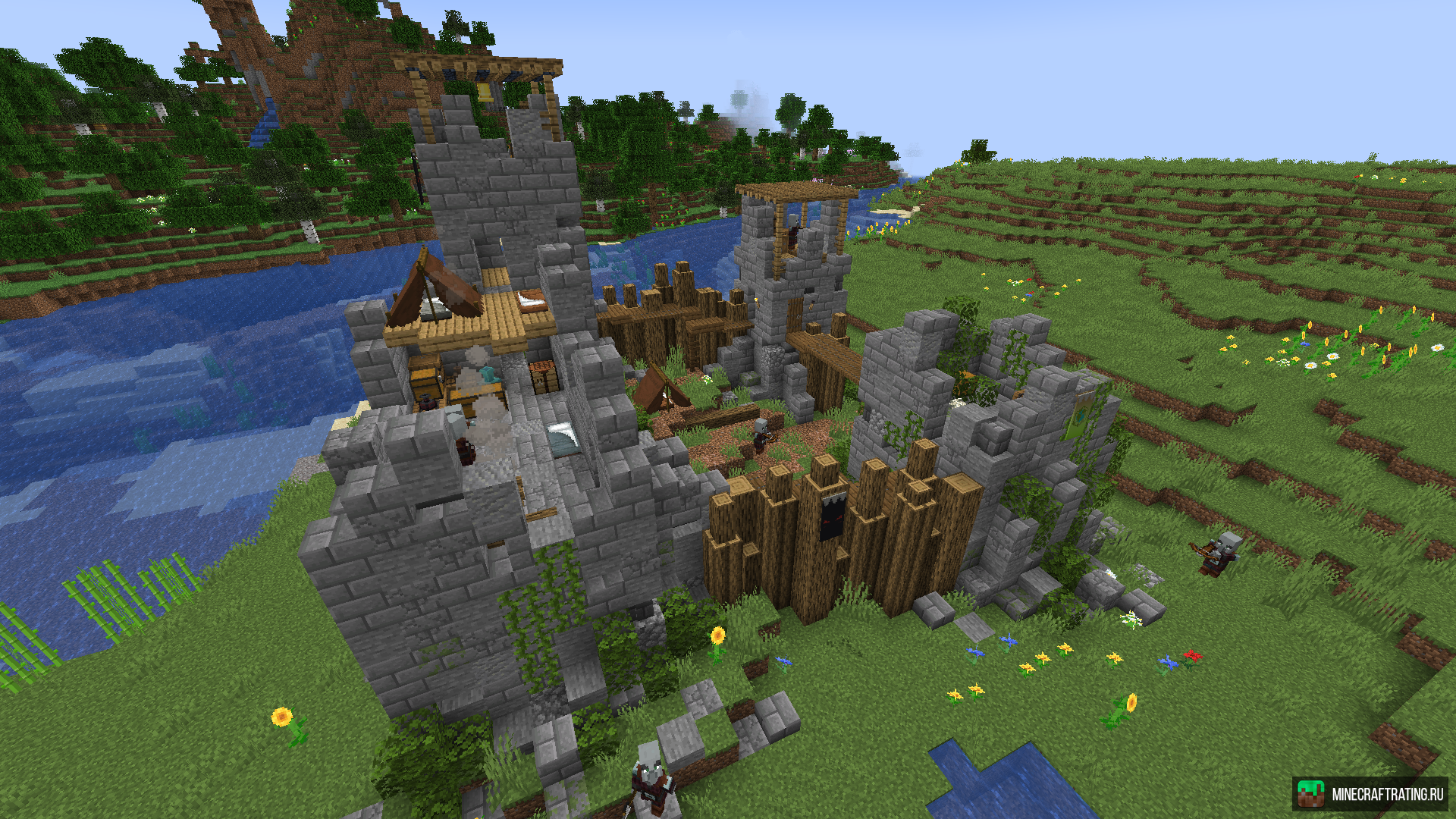 Скачать мод Valhelsia Structures для Майнкрафт [1.21.1] [1.20.1] [1.19. ...