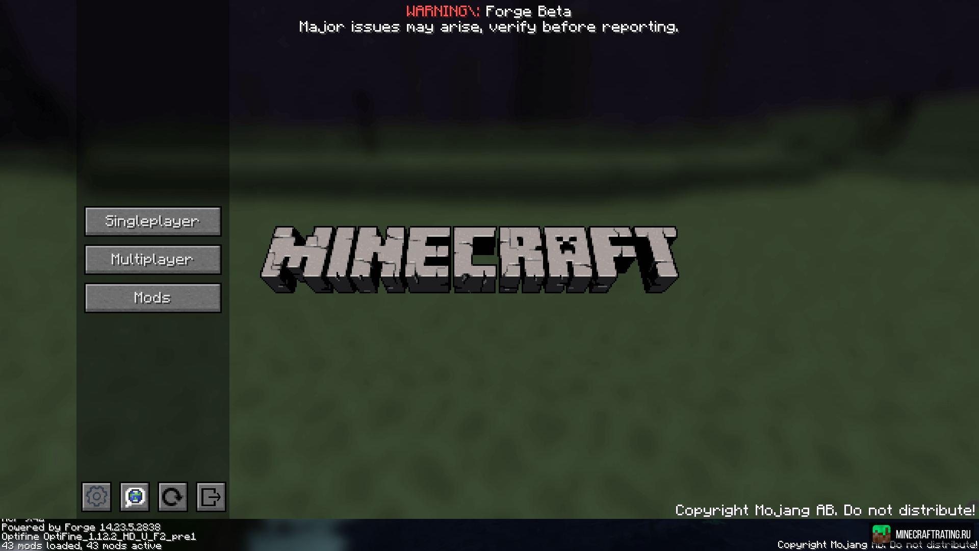 Скачать мод Custom Main Menu для Майнкрафт [1.12.2] [1.12.1] [1.12] [1. ...