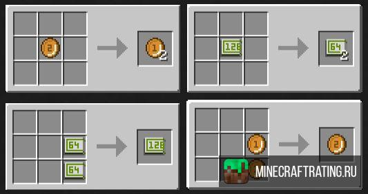 Скачать мод Cash Craft для Майнкрафт [1.16.5] [1.15.2] [1.14.4] [1.12.2]