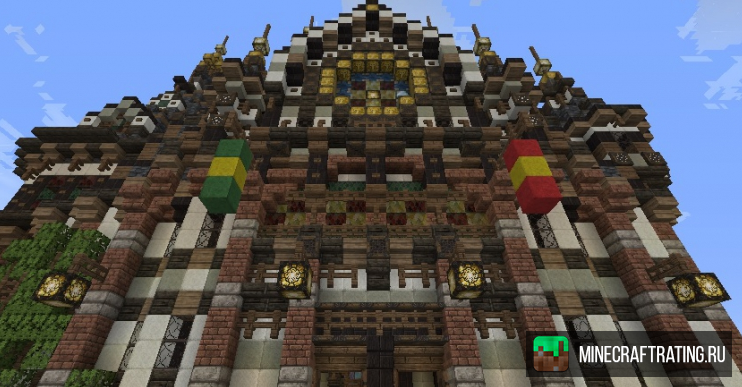 Скачать карту Townhall of Merovia для Майнкрафт [1.8] [1.7.10]